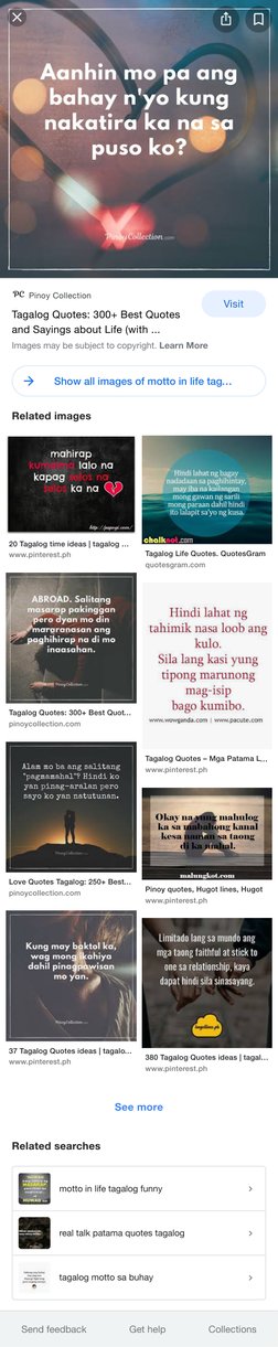 Motto in Life Tagalog | PDF | Communication | Human Communication
