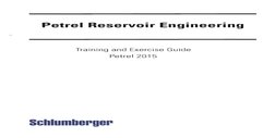 Petrel Reservoir Engineering Training Guide | PDF | Modeling And ...