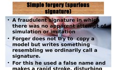 Types of Forgery Explained | PDF | Forgery | Light