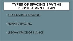 Understanding Nance Leeway Space | PDF | Tooth | Animal Anatomy