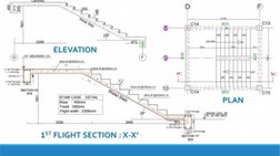 Staircase Waist Slab Design Details | PDF | Stairs | Architectural Elements