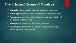 Mandaya Tribe: Culture and Language Insights | PDF | Marriage | Wife