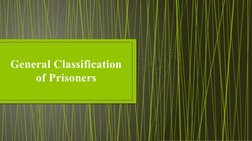 Classification of Prisoners in the Philippines | PDF | Prison ...