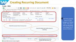SAP Recurring Document Setup Guide | PDF | Debits And Credits ...