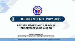 Revised CLUP Review Process in Manila | PDF