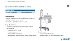 Krones Checkmat: Fill Level & Cap Inspection | PDF | Gamma Ray | Sensor