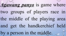 Agawan Panyo Game Rules and Mechanics | PDF