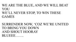 Blue Team Yells and Cheers in Tagalog | PDF