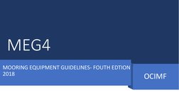 OCIMF Mooring Equipment Guidelines MEG4 | PDF | Manufactured Goods ...