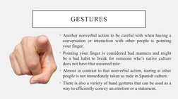 Nonverbal Communication in Spain | PDF | Nonverbal Communication | Body ...