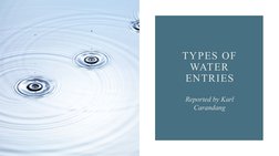 Water Entry Techniques in Swimming | PDF