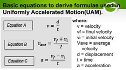 Uniform and Non-Uniform Motion Equations | PDF | Acceleration | Velocity