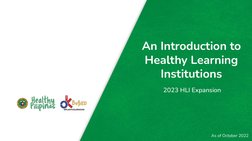 Healthy Learning Institutions Overview | PDF | Health Care | World ...