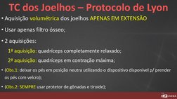 Protocolo de Lyon para Tomografia de Joelho | PDF