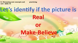 Fact vs. Make-Believe Images for Grade 6 | PDF