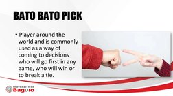Bato Bato Pick Game Mechanics Explained | PDF