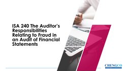 Auditor Responsibilities Under ISA 240 | PDF | Financial Audit | Audit