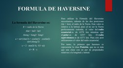 Fórmula de Haversine para Distancias | PDF | Latitud | Esfera
