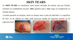 Skin Tears: Classificação e Tratamento | PDF