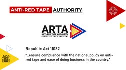 R.A. 11032: Anti-Red Tape Authority | PDF | Signature | Government