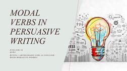 High Modality in Persuasive Writing | PDF | Verb | Human Communication