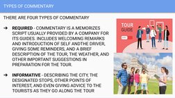 Types and Techniques of Tour Commentary | PDF | Attention | Nonverbal ...