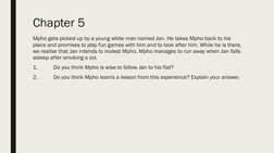 Mpho's Search: A Journey to Egoli | PDF | Mystery, Thriller & Crime Fiction