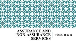 Assurance vs Non-Assurance Services | PDF