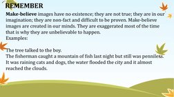 Real vs. Make-Believe Images for Grades 4-6 | PDF | Experience ...