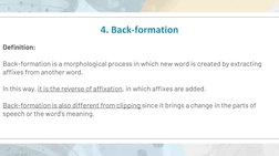 Types of Word Formation Processes | PDF | Morphology (Linguistics) | Word