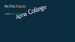 Python Programming Basics by Apna College | PDF | Method (Computer ...