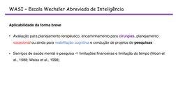 Aplicação e Interpretação do WASI | PDF | Quociente de inteligência ...