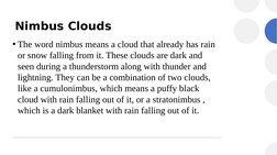 4 Main Types of Clouds Explained | PDF | Language Arts & Discipline