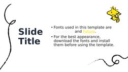 Snoopy PowerPoint Template Overview | PDF