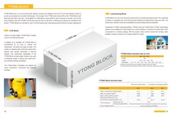 YTONG Block Product Overview | PDF | Civil Engineering | Materials