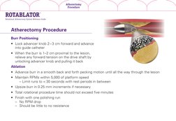 Rotablator System Reference Guide - IC 193906 AA | PDF | Percutaneous ...