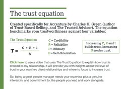 The Trust Equation Explained | PDF