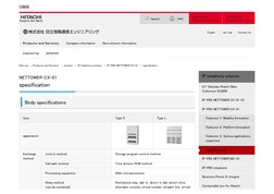 仕様：NETTOWER CX-01：日立情報通信エンジニアリング | PDF | Telephone | Voice Over Ip