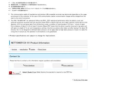 仕様：NETTOWER CX-01：日立情報通信エンジニアリング | PDF | Telephone | Voice Over Ip