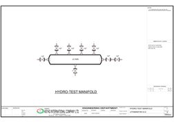 Hydrotest Manifold Design and Diagram | PDF | Mechanical Engineering ...