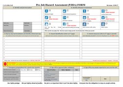 Pre Job Hazard Assessment Guide | PDF | Personal Protective Equipment ...