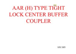 AAR H Type CBC Coupler Overview | PDF | Transport | Mechanical Engineering