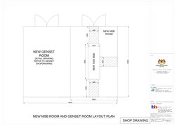 Genset Room and MSB Layout Plan | PDF
