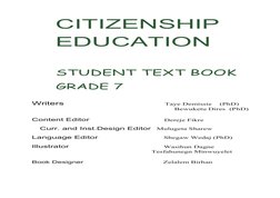 Grade 7 Citizenship Education Textbook | PDF | Citizenship | Naturalization