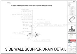 Side Wall Scupper Drain Detail | PDF