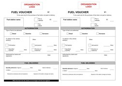 Fuel Voucher Template and Guidelines | PDF | Filling Station | Diesel Fuel