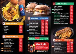 Honchos Menu and Meal Prices 2025 | PDF