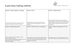 Six-Part Story Creation Method | PDF