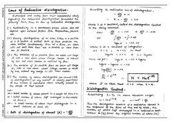 Class 12 Atomic and Nuclear Notes | PDF | Physical Sciences | Physics