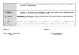 Grade 7 Science Lesson Plan: Use of Models | PDF | Learning | Lesson Plan